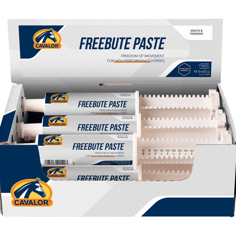 Cavalor FreeBute Pro Pain Relief Paste for Horses - 6 x 60 mL (6 Pack)