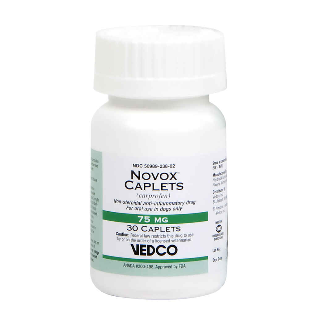 Novox Carprofen - Generic to Rimadyl 75 mg Caplets 30 ct