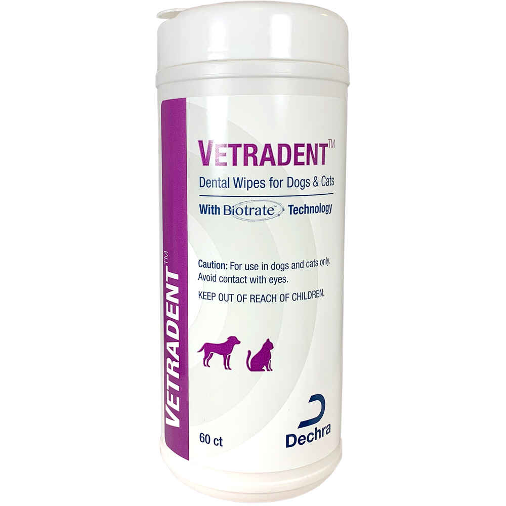 Vetradent Dental Wipes 60 ct