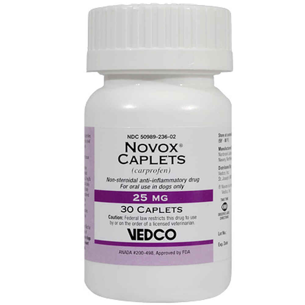Novox Carprofen - Generic to Rimadyl 25 mg Caplets 30 ct