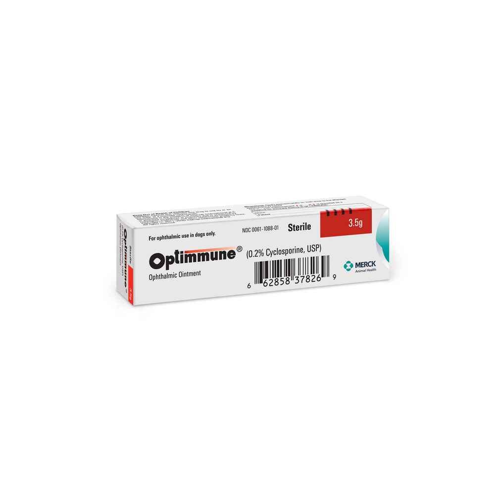 OPTIMMUNE (0.2% Cyclosporine, USP) Ophthalmic Ointment - 3.5 gm Tube