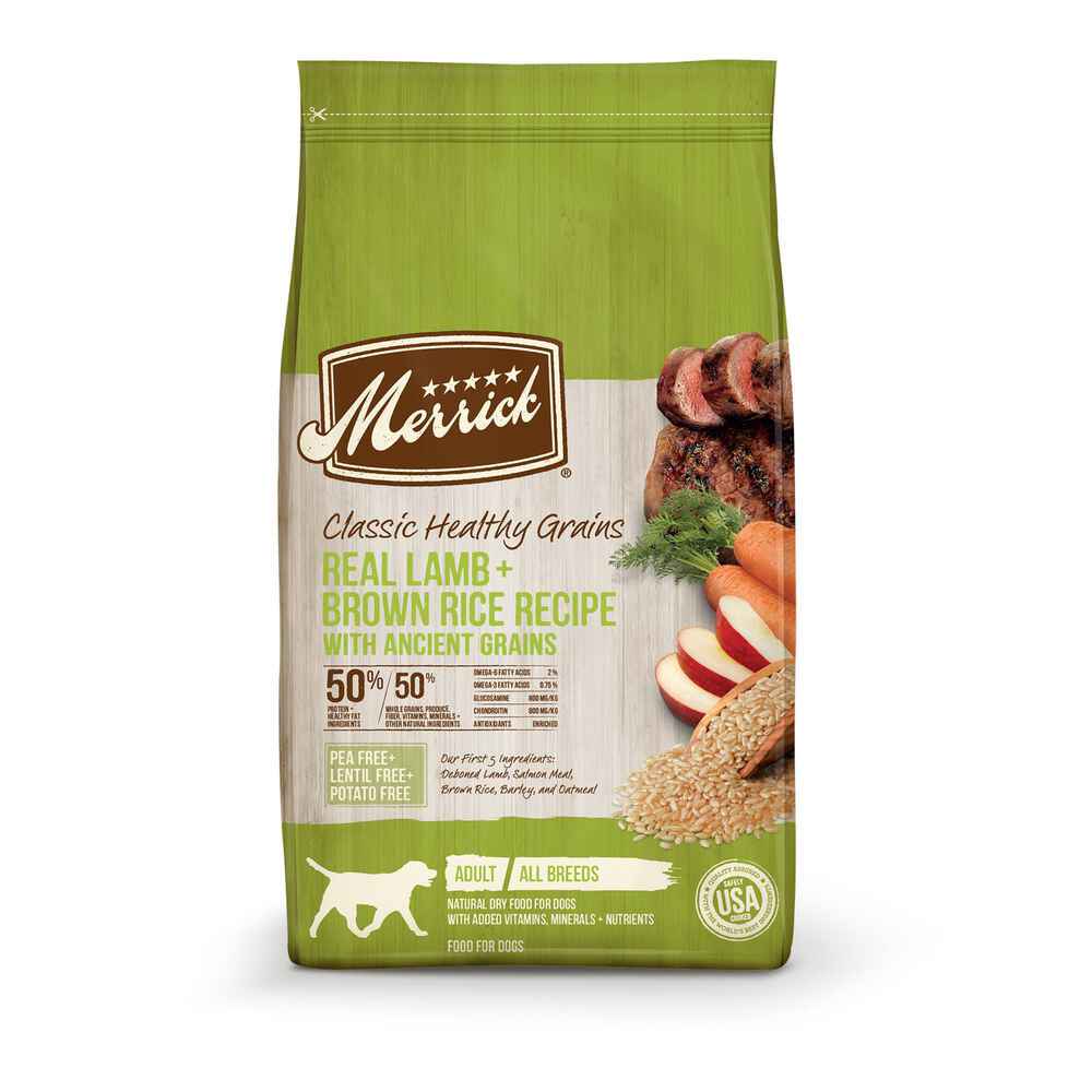 Merrick Classic Lamb & Brown Rice with Ancient Grains Dry Dog Food 25-lb