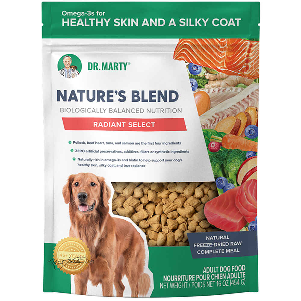 Dr. Marty Nature's Blend Radiant Select Premium Freeze-Dried Raw Dog ...