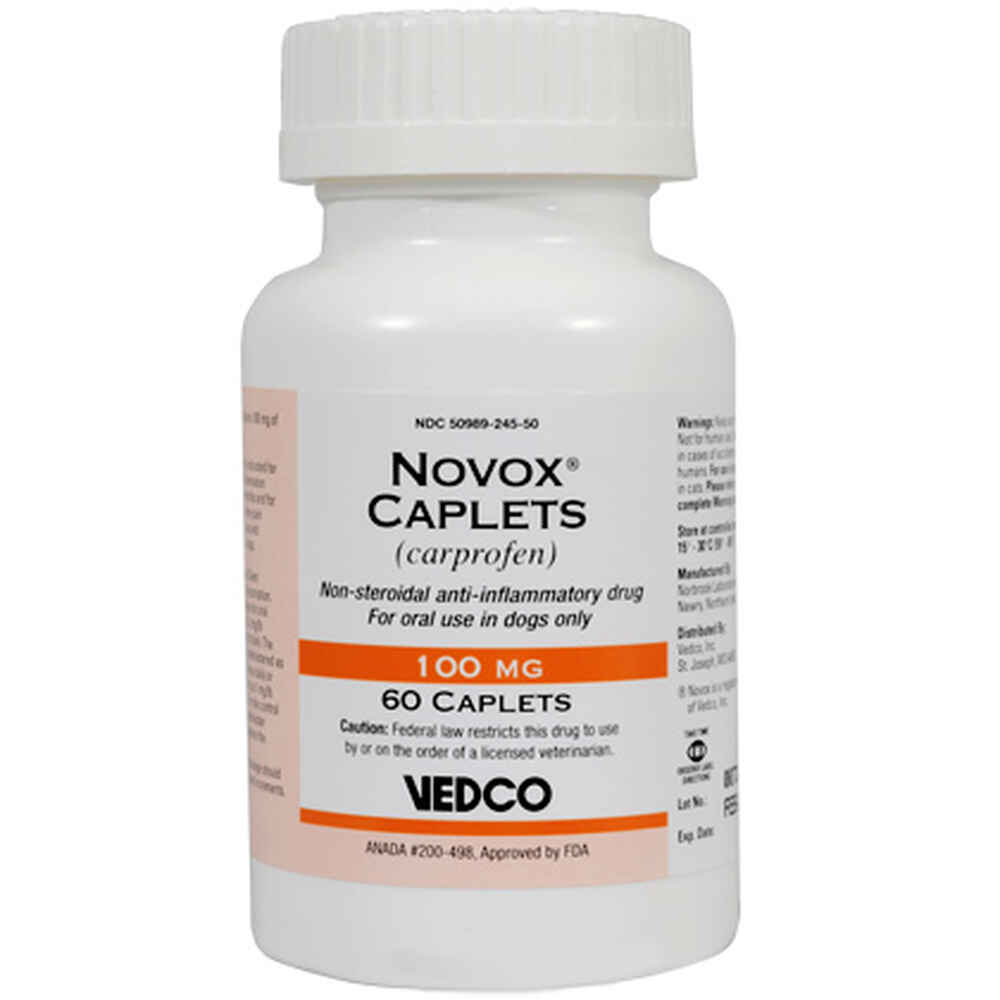 Novox Carprofen - Generic to Rimadyl 100 mg Caplets 60 ct